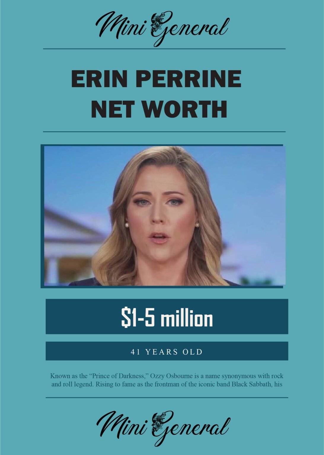 Erin Perrine: Age, Husband, Wikipedia, and Career Highlights - Mini General