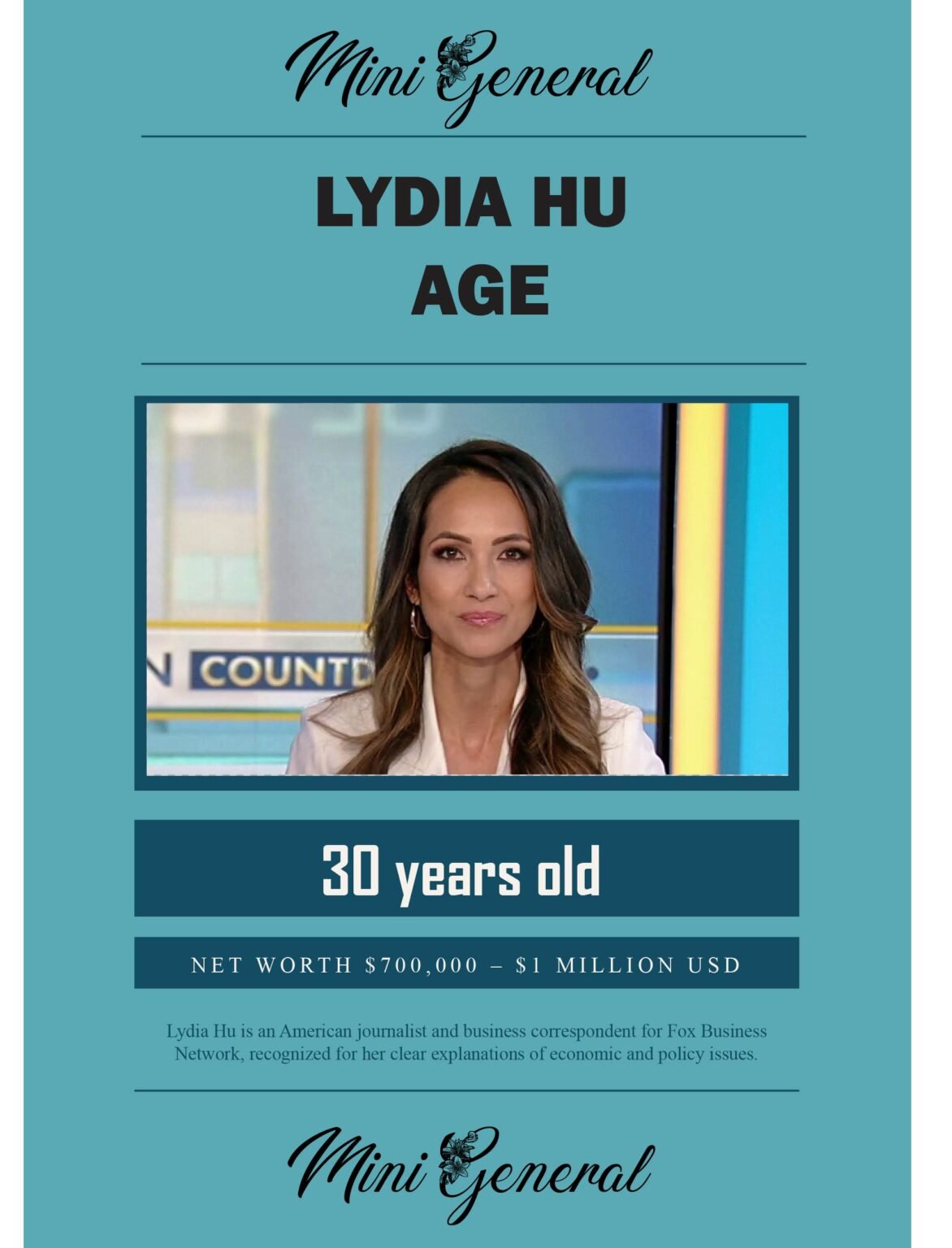 Lydia Hu Age: Married, Height, Wikipedia - Mini General
