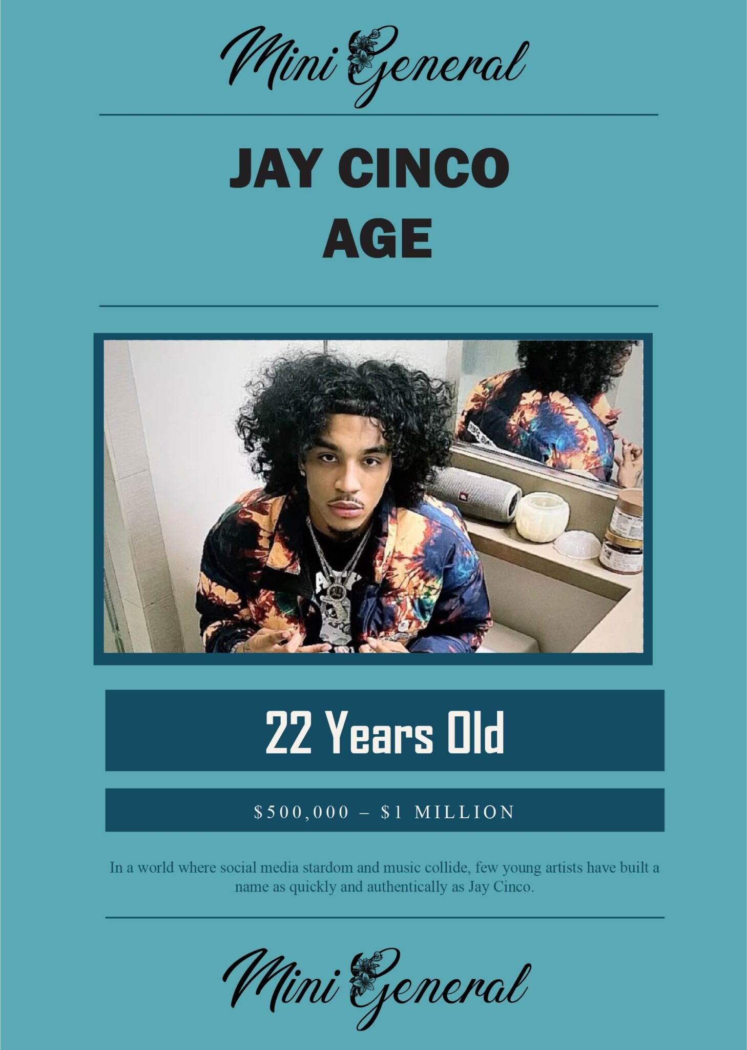 Jay Cinco Age: Height, Real Name, and Full Biography - Mini General